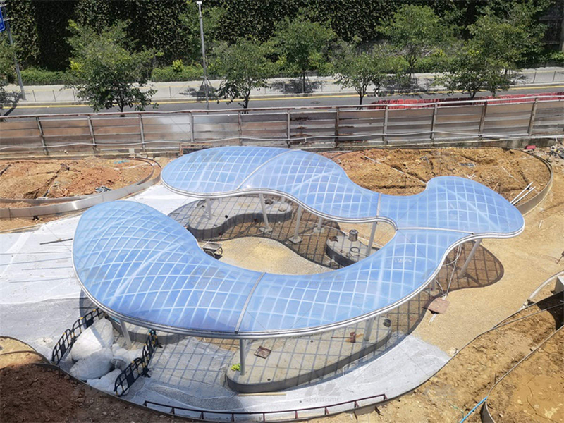 Roof Tensile Shade PTFE /ETFE Membrane Canopy Structure from China ...